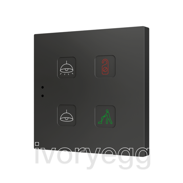 Tecla 4. PC-ABS Capacitive push button - 4 buttons - Custom by ZENNIO ...
