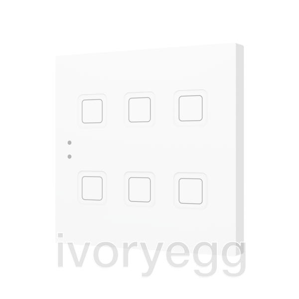 Tecla 6. PC-ABS Capacitive push button - 6 buttons - Custom by ZENNIO ...