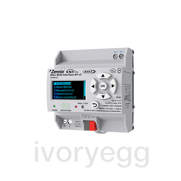 DALIBOX Interface 64/64 V3. KNX-DALI Interface for up to 64 ballast and 64 groups - 1 channel by ...